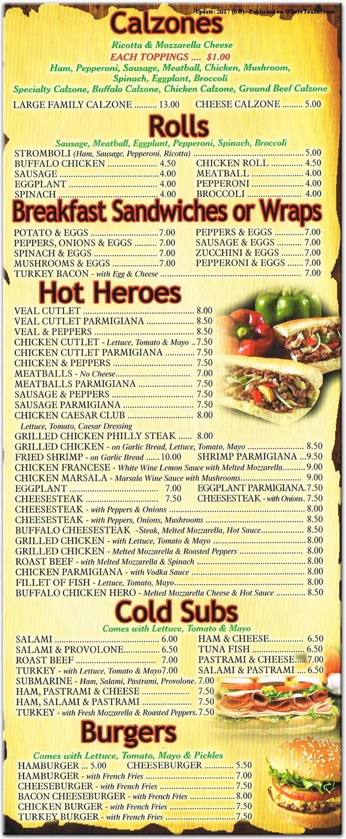 Bari's Pizza in Staten Island